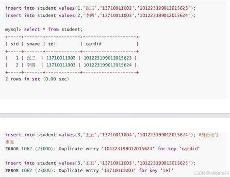 唯一性约束sqlsugar 唯一 Csdn博客