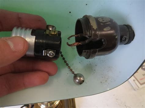 Lamp Parts And Repair Lamp Doctor Banker S Lamp Pull Chain Socket Repair