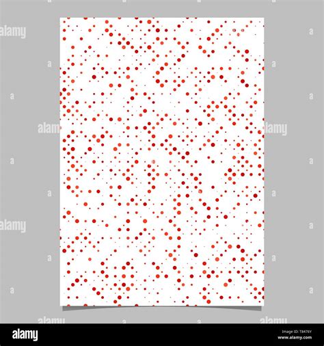 Geometrical Dot Pattern Background Brochure Template Stock Vector Image
