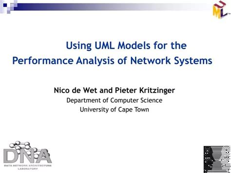 Ppt Using Uml Models For The Performance Analysis Of Network Systems