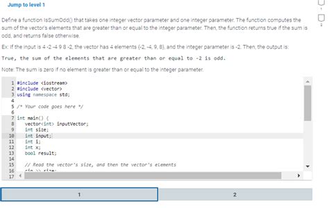 Solved Define A Function Issumodd0 That Takes One Integer