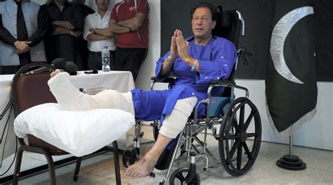 Former Pak Pm Imran Khan Discharged From Hospital Moved To His