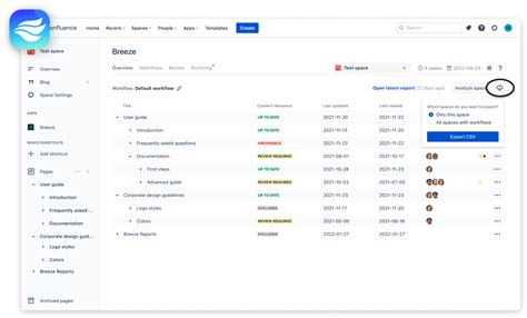 Get More Insights From Confluence Pages With Csv Data Export