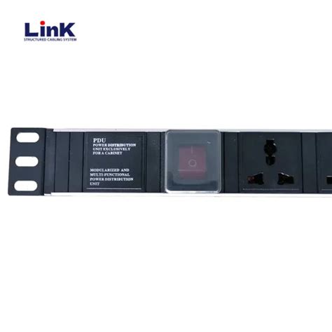 Dual Input Single Input Hot Swappable Horizontal 12 Outlet Power Strip PDU With Surge Protection