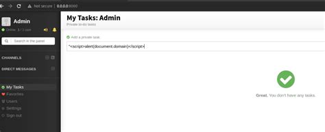 Security Stored Xss In Private Task · Issue 9 · Totaljsmessenger
