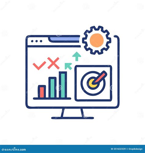 Regression Testing Technology Icon Cartoon Vector 351632331