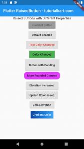 Flutter RaisedButton Tutorial
