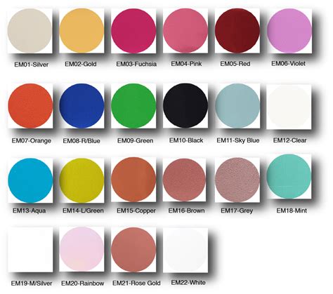 Eco Master Corporation Metallic Heat Transfer Vinyl