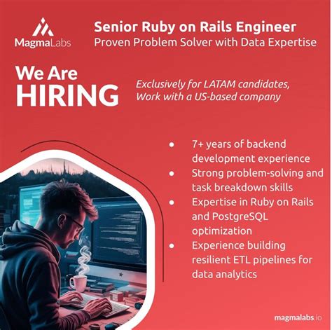Rubyonrails Postgresql Backenddeveloper Remotejobs Techjobs