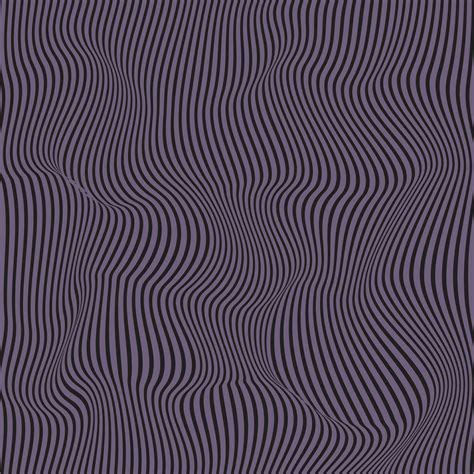 Modern Simple Abstract Seamlees Fig Color Distort Wavy Line Pattern On Black Color Background