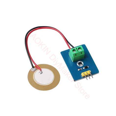 stromsensoren sensoren 5v für arduino diy kit geeekpi 5 stücke analog piezoelectric ceramic