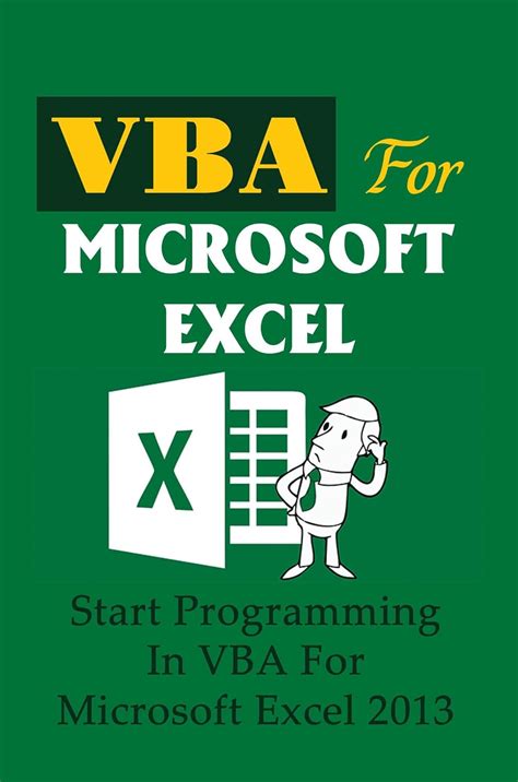 vba for microsoft excel start programming in vba for