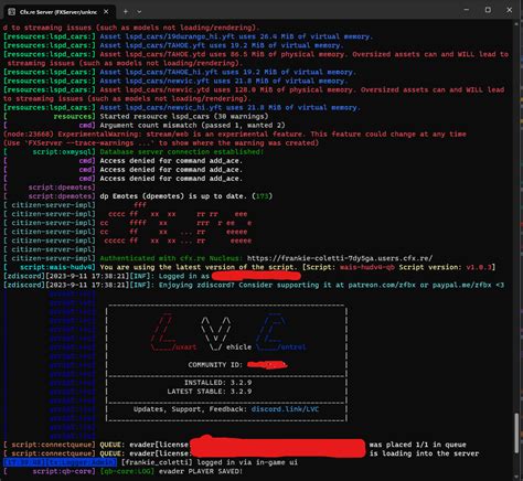 Server Glitch Need Assistance Server Discussion Cfxre Community