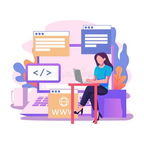 Software Requirement Description Flat Style Illustration Design Stock Vector Illustration Of