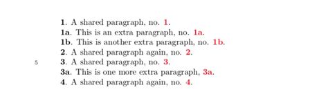 Counters Reledmac Arbitrary Paragraph Numbers Labels TeX LaTeX Stack Exchange