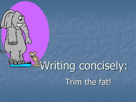 ppt writing concisely powerpoint presentation free download id