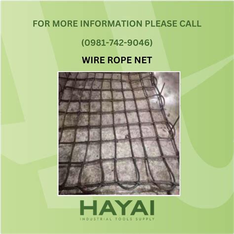 Wire Rope Net Commercial And Industrial Construction Tools And Equipment On Carousell