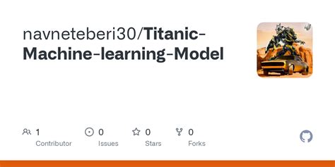 Github Navneteberi Titanic Machine Learning Model