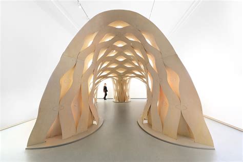 Sewn Timber Shell Uses Sewing To Create A Wooden Structure Sewn Timber Shell Uses Sewing To Create A Wooden Structure