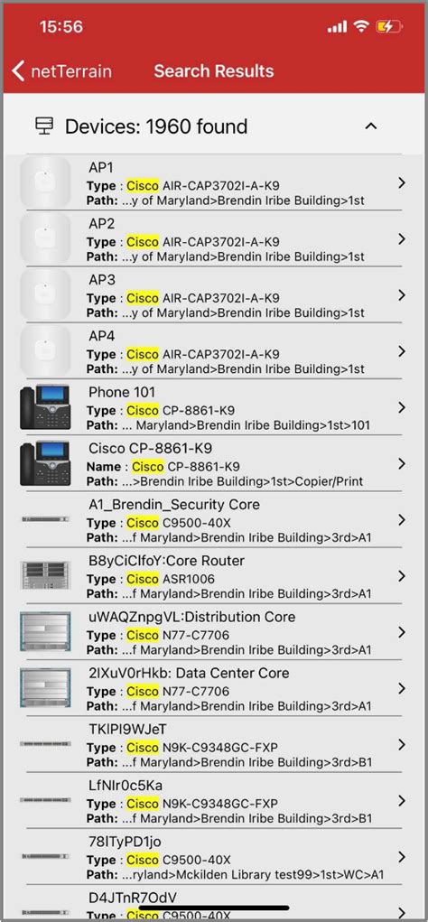 Netterrain 90 Mobile App And More Graphical Networks Dcim Network Documentation Osp Software