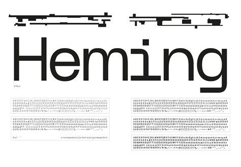 Heming Variable Font Free Behance