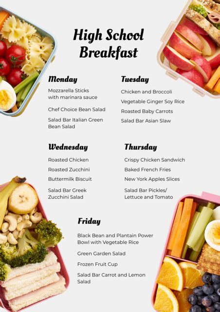Nutrient Rich School Breakfast In Lunch Boxes For Everyday Offer Online