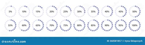 Ring Section Template In Shades Of Gray Colors Piechart With Segments And Slices Circular