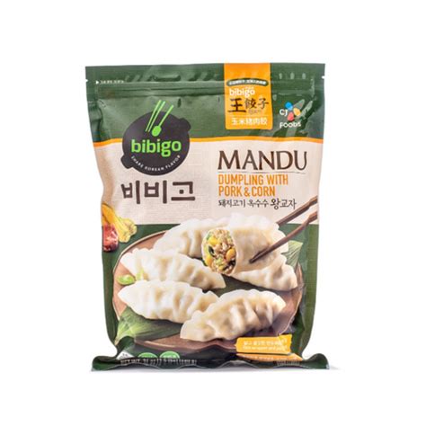 Bibigo Mandu Pork And Corn Dumpling 24 Oz 15 Lb Coco Fresh Mart