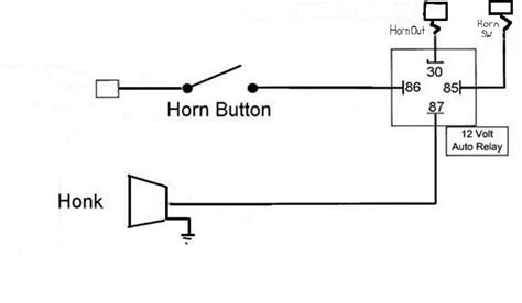 How To Wire A Car Horn Diagram