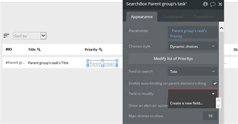 Cant Find Field To Modify Database Bubble Forum