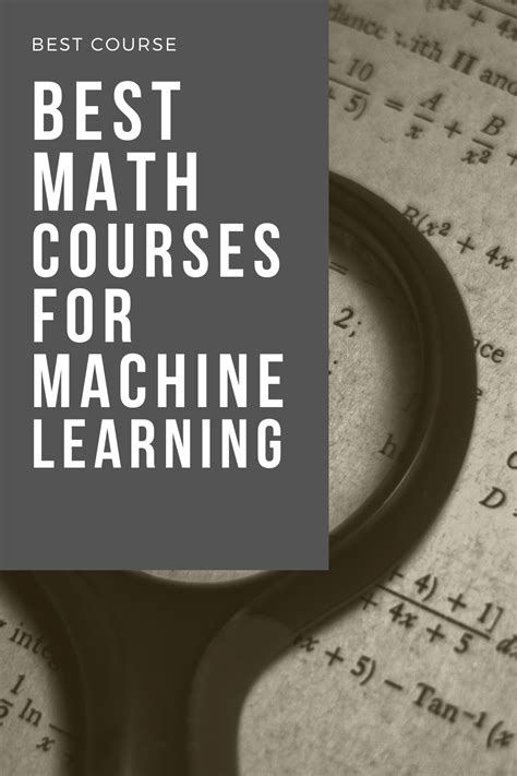 Best Math Courses For Machine Learning Data Science Artofit