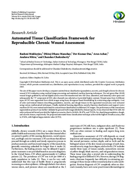 Pdf Automated Tissue Classification Framework For Reproducible