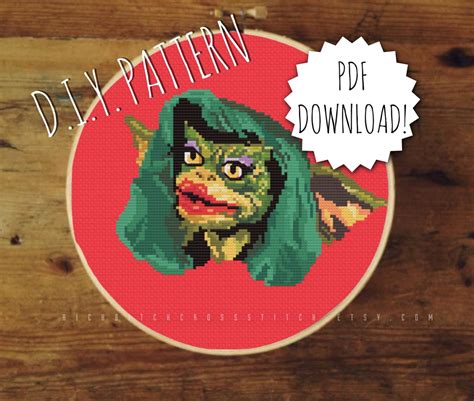 Diy Sexy Gremlin Cross Stitch Pattern Counted Cross Stitch Pattern