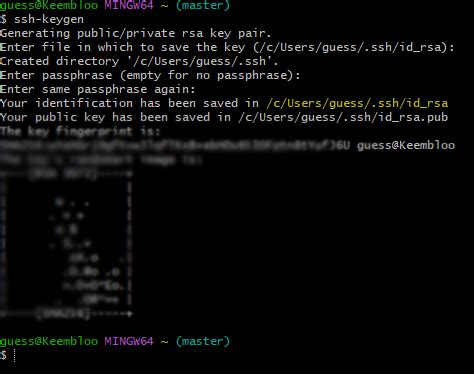 Git ssh key 생성하는 방법