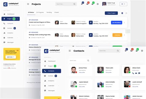 Codebyte Saas Admin Dashboard Ui Template On Yellow Images Creative Store 73365