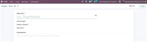 Stages In Odoo 16 Crm Odoo V16 Enterprise Edition Book