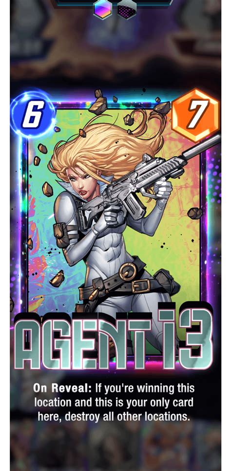 Interesting Agent 13 Rework Rmarvelsnap
