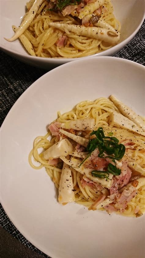 食べるnutssauce筍パスタ By 赤紫芋介 【クックパッド】 簡単おいしいみんなのレシピが395万品