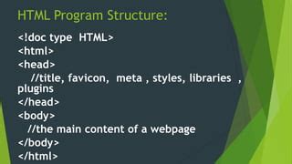 Html Intro Ppt