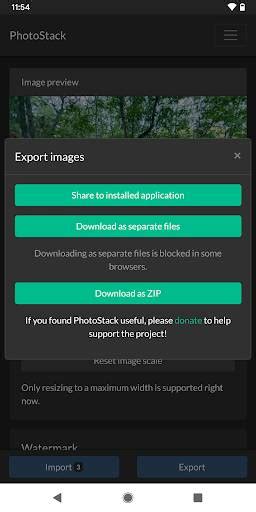 Photostack