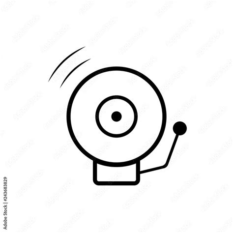Fire Alarm System Icons Set Royalty Free Svg Cliparts Vectors Clip