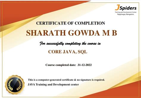 Sharath Gowda M B On Linkedin Java Sql
