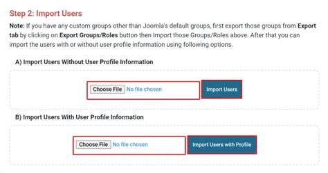 How To Import Export Users In Joomla Using Csv File