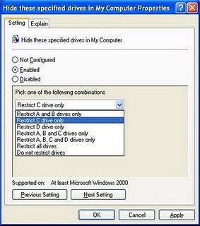 Cara Menyembunyikan Local Disk C Windows XP Tecnoismylife