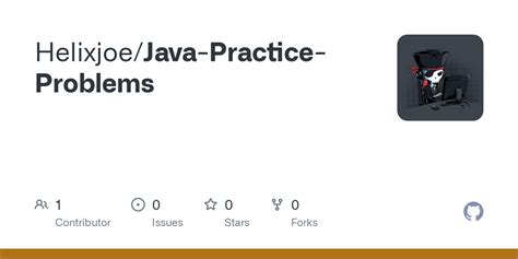 Github Helixjoejava Practice Problems