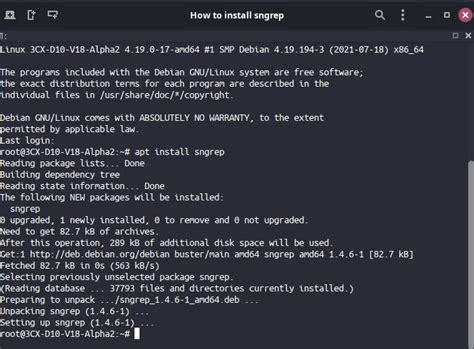 Install Sngrep On Debian 10 3cx V18 Tutorial Voxtelesys