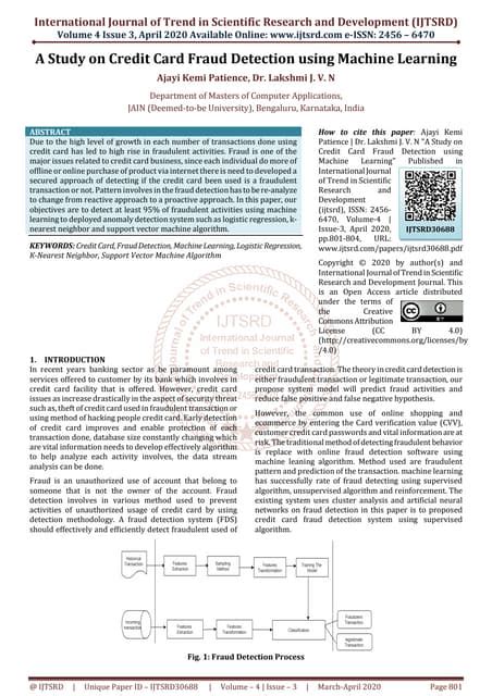 Credit Card Fraud Detection Using Machine Learning Algorithms Pptx