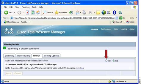 Cisco Telepresence System User Guide Cts 1 9 Using Cisco Webex Conferencing [cisco