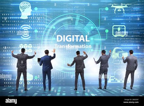 Digital Transformation And Digitalization Technology Concept Stock