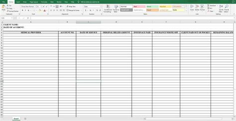 Client Medical Billing Tracker Chart Excel Format W Preset Formulas Client Medical Billing Tracker Chart Excel Format W Preset Formulas